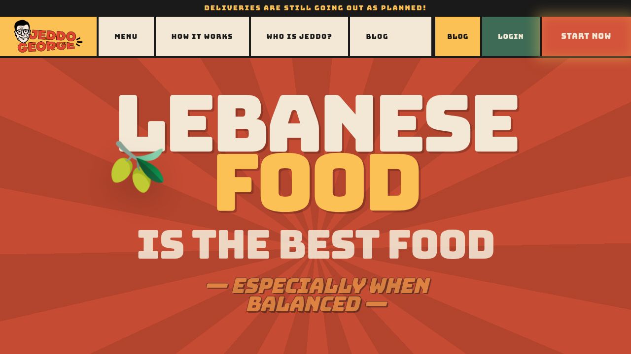 Jeddo George | Lebanese Meal Plan Delivery in Dubai, UAE